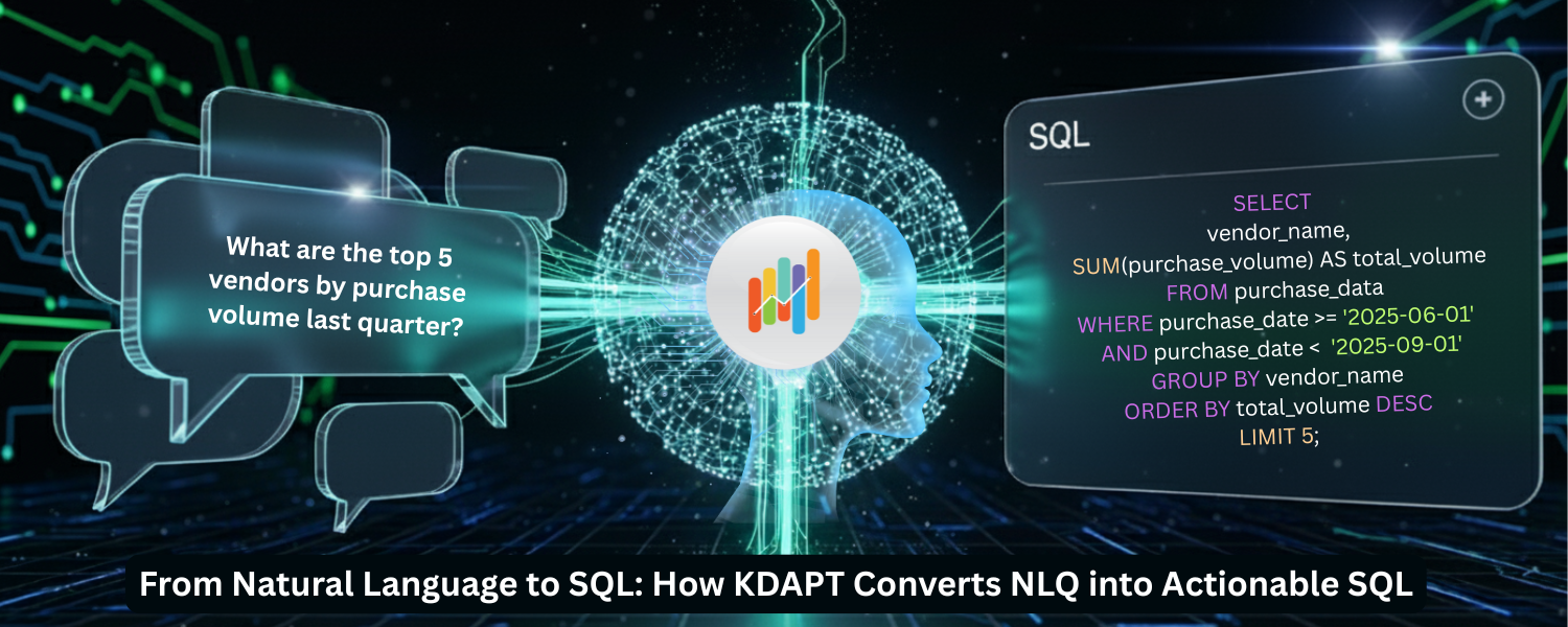 From Natural Language to SQL How KDAPT Makes Data Talk